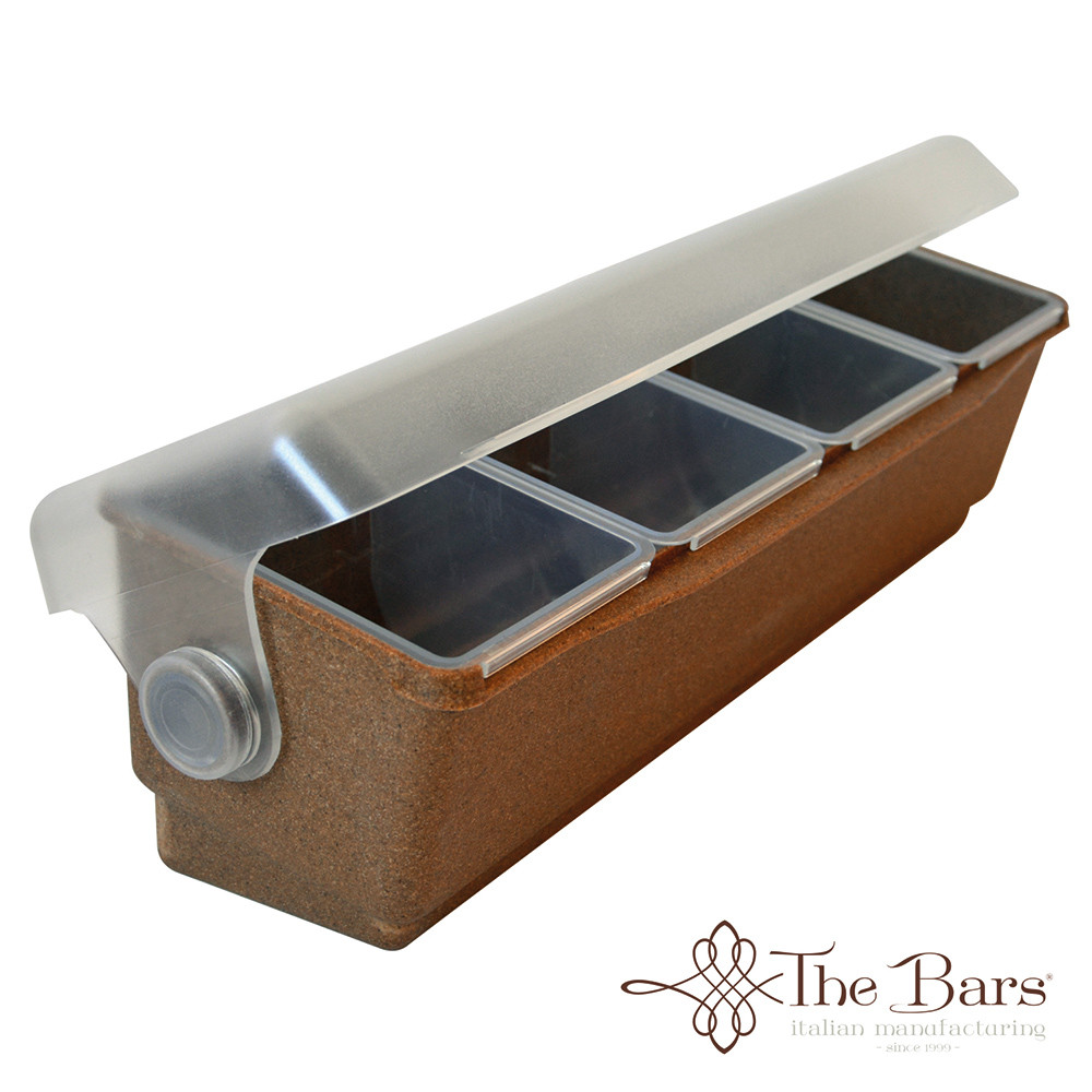 Condiment holder roll top 4 pints eco wood -bar-mag.ro