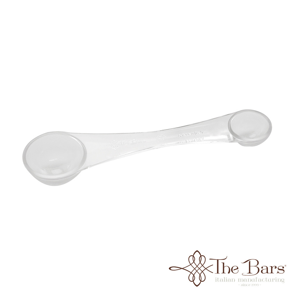 Measuring spoon double size clear -bar-mag.ro